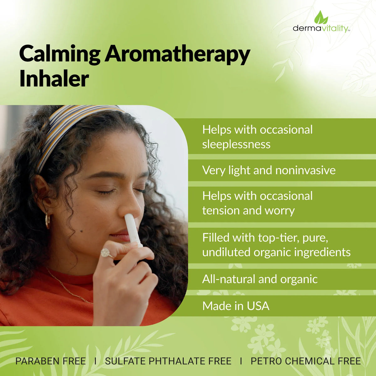 Aromatherapy Inhaler for Stress and Anxiety – Dermavitality